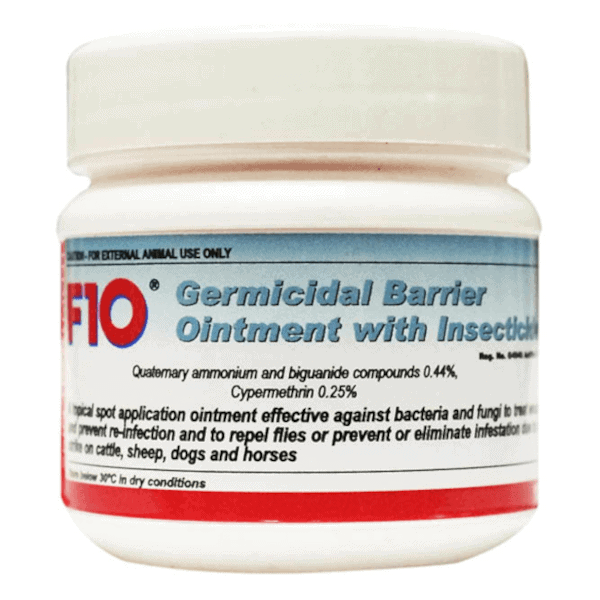 F10 Germicidal Barrier Ointment with Insecticide 100g – Petstore@labrie